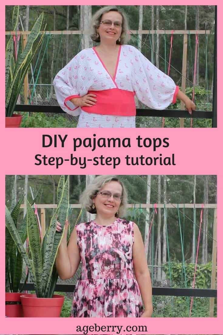 Easy tops to sew - how to make an easy top pattern plus a step-by-step ...