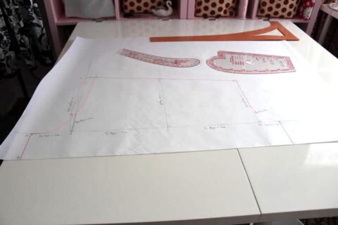 High waisted shorts DIY plus how to make an easy pattern
