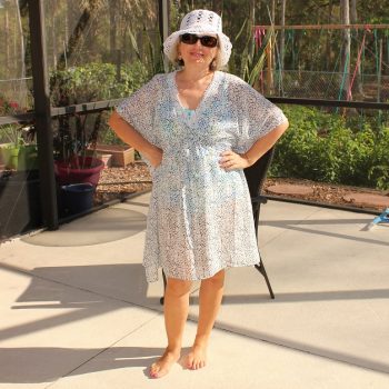 DIY beach dress sewing tutorial plus how to make a beach cover-up pattern