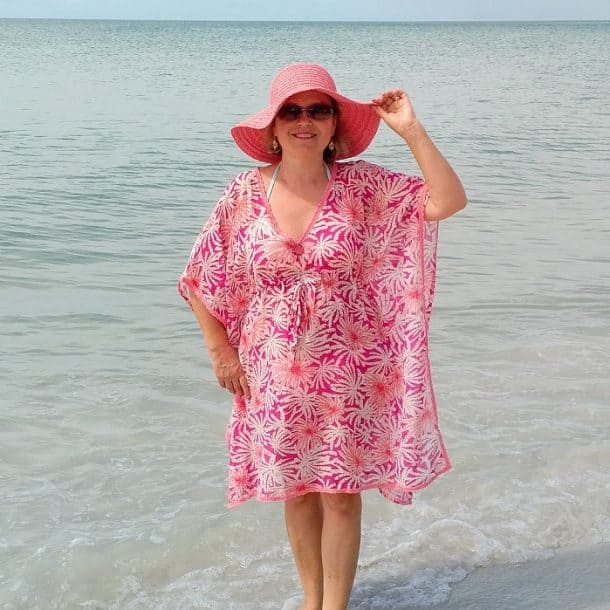 DIY beach dress sewing tutorial plus how to make a beach cover-up pattern