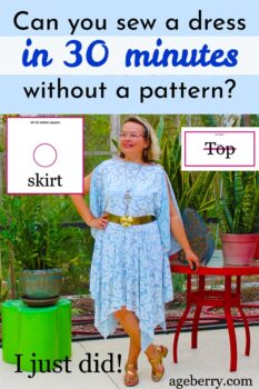 How to sew a dress without a pattern {make this stylish, flattering ...