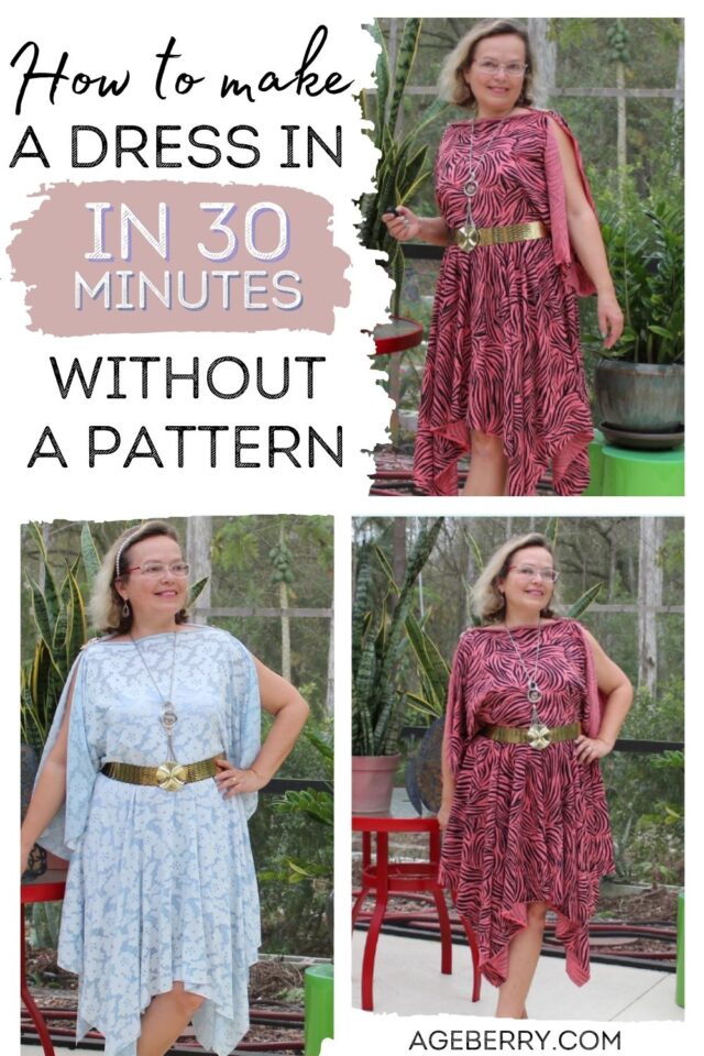How to sew a dress without a pattern {make this stylish, flattering ...
