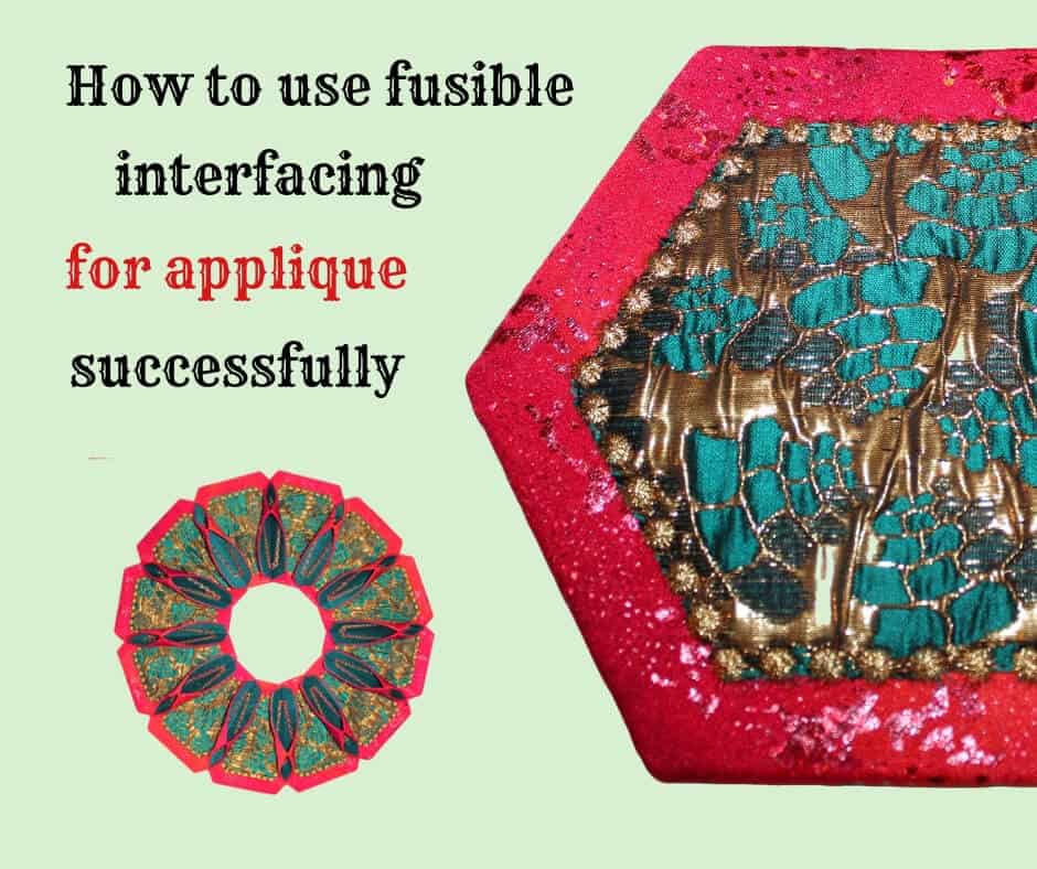 How to use fusible interfacing for applique How to use fusible interfacing for applique