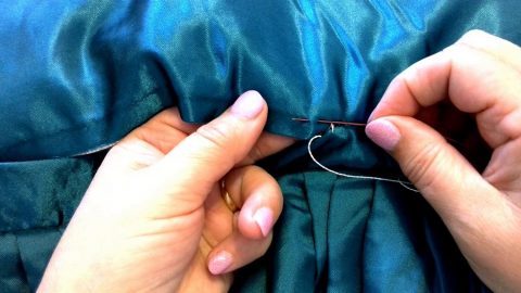 Invisible Stitch Tutorial: How To Fix A Tear (+ Sewing “Blind” Hems)