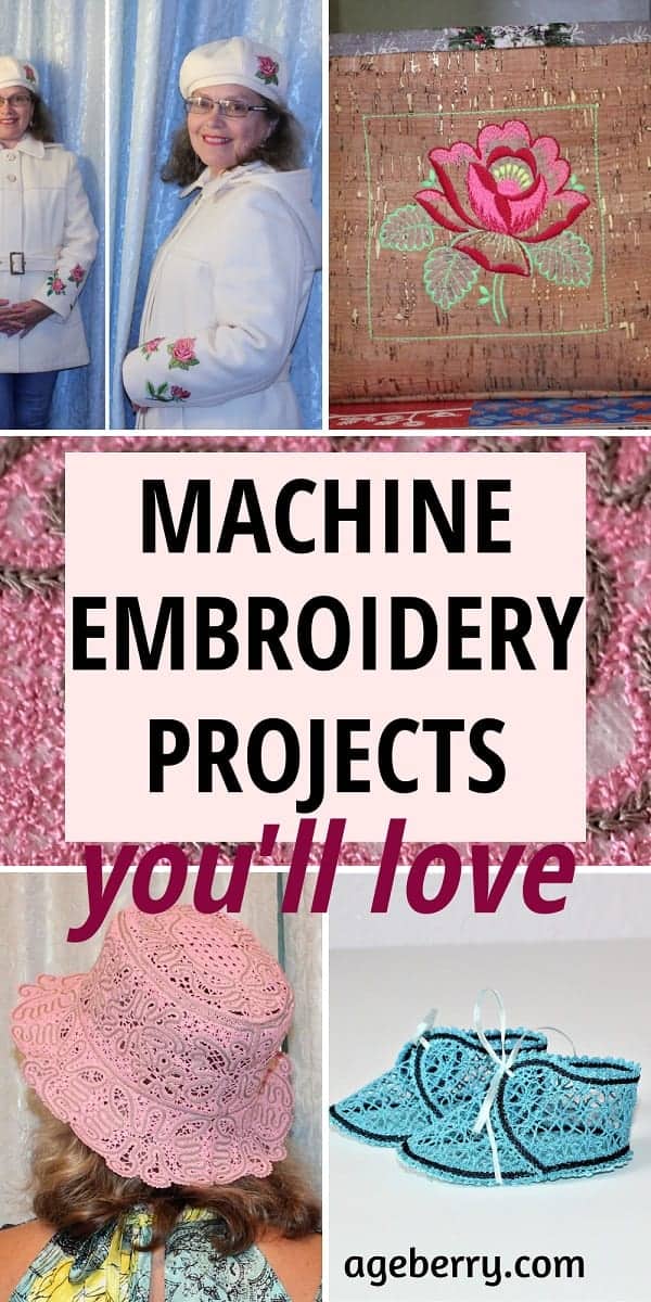 Machine embroidery projects - Ageberry: helping you succeed in sewing