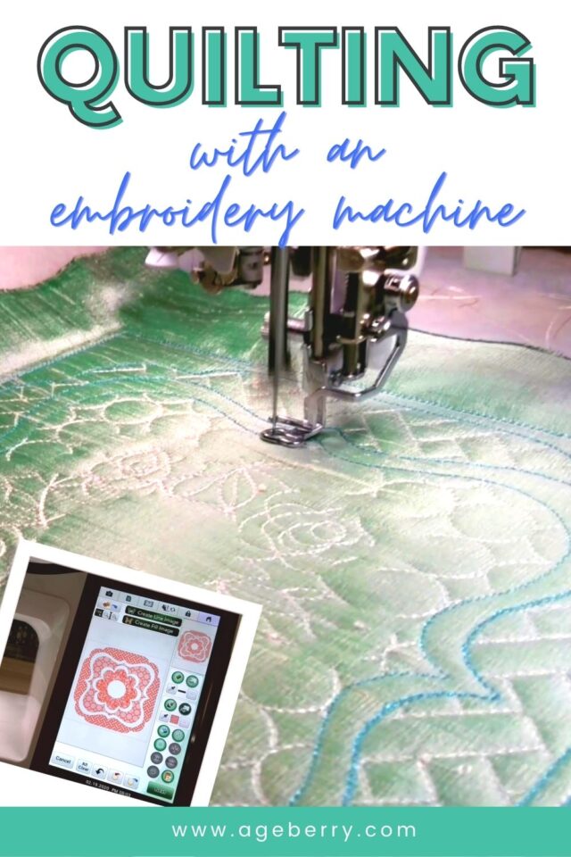 Quilting with an embroidery machine - be amazed!