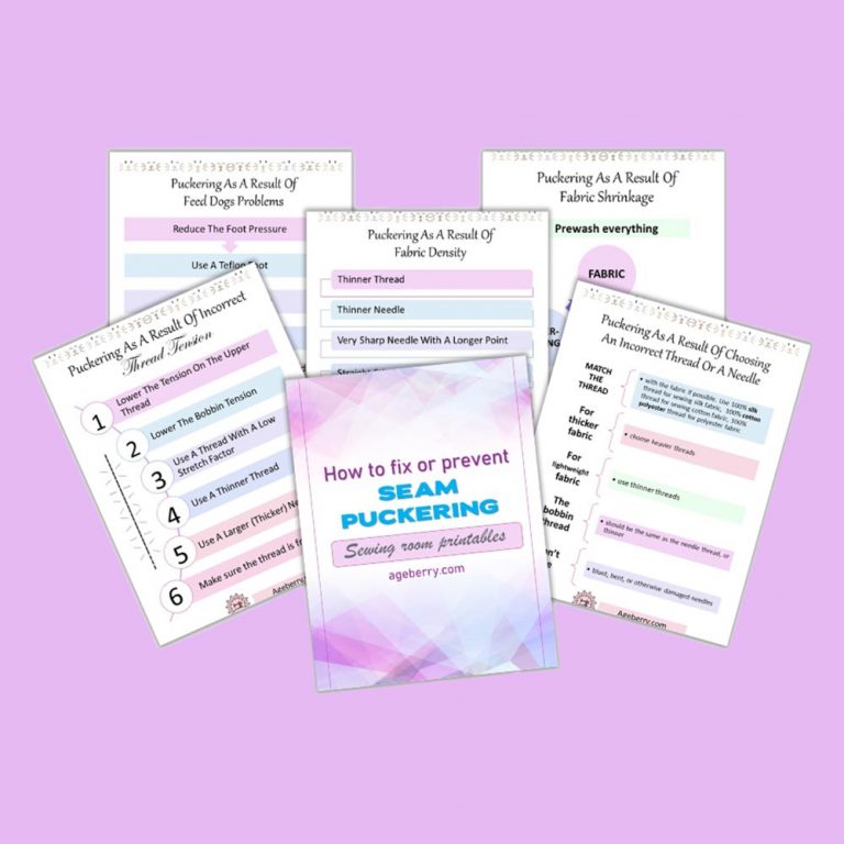 Seam puckering: what it is, how to avoid it, how to fix it