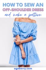 Off the shoulder dress pattern drafting sewing tutorial
