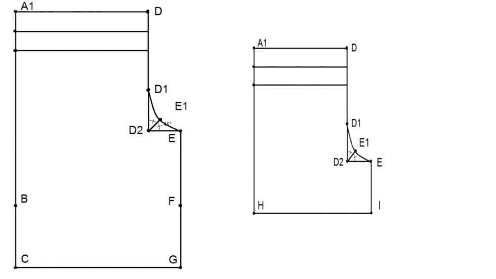 Off the shoulder dress pattern drafting sewing tutorial