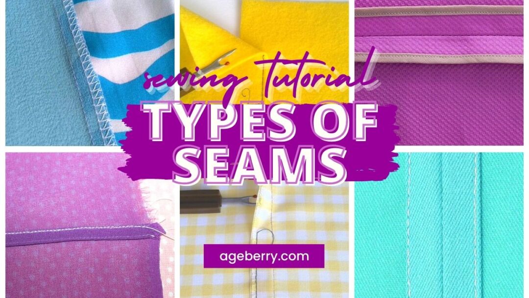 Types of seams sewing tutorial