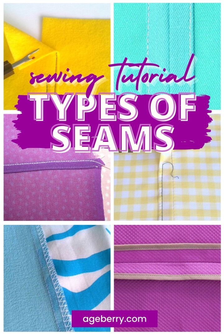 Types of seams sewing tutorial