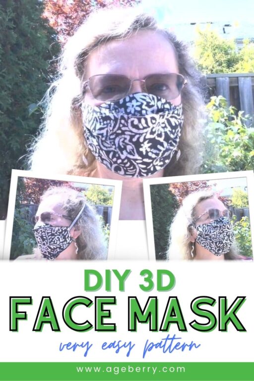 How to sew a fabric face mask plus a free face mask pattern