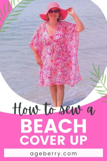 DIY beach dress sewing tutorial plus how to make a beach cover-up pattern