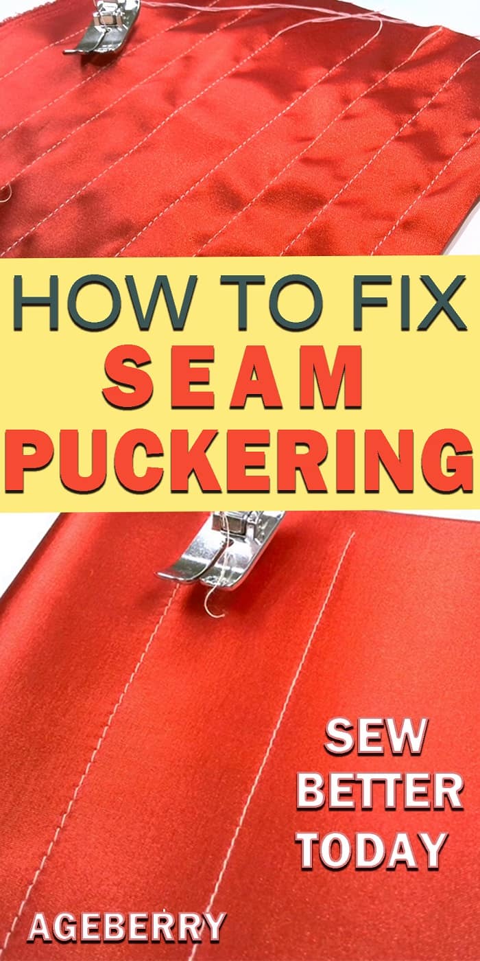 Seam puckering: what it is, how to avoid it, how to fix it