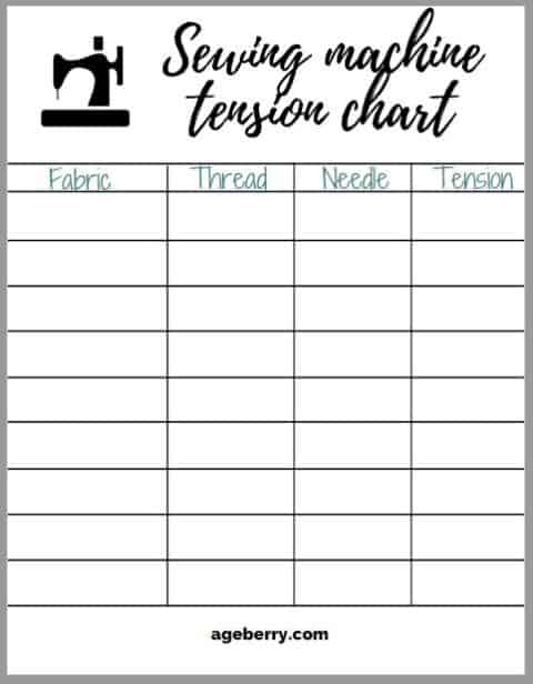 Sewing Machine Tension Adjustment