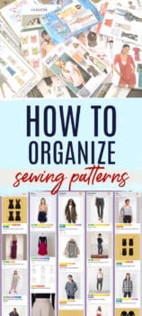 How to Store Sewing Patterns {Sewing Pattern Storage Ideas That Work}