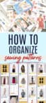 How to Store Sewing Patterns {Sewing Pattern Storage Ideas That Work}