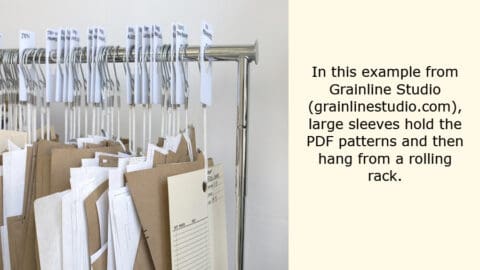 How to Store Sewing Patterns {Sewing Pattern Storage Ideas That Work}