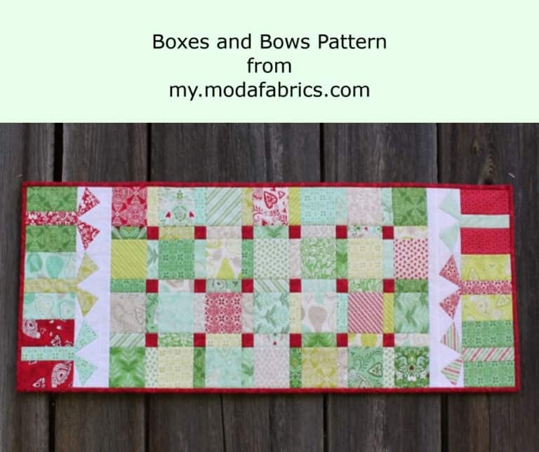 20 Festive Christmas Table Runner Patterns to Dress Up Your Table