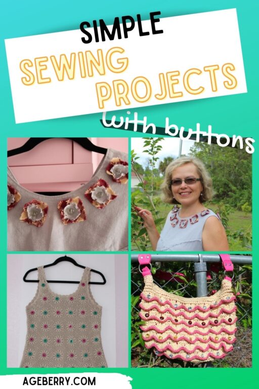 Easy sewing projects with buttons