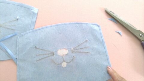 DIY kids mask: very easy child size and toddler mask pattern and sewing ...