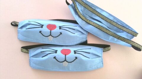 DIY kids mask: very easy child size and toddler mask pattern and sewing ...