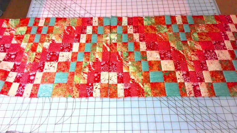 Bargello Quilt Tutorial { Quilted Christmas Table Runner }