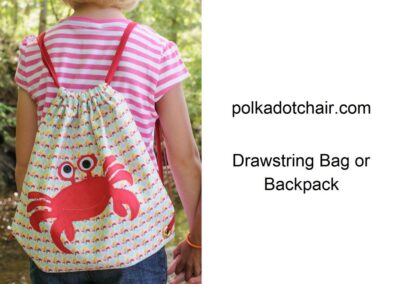 19 DIY Drawstring Backpack Patterns You Can Make