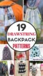 19 DIY Drawstring Backpack Patterns You Can Make