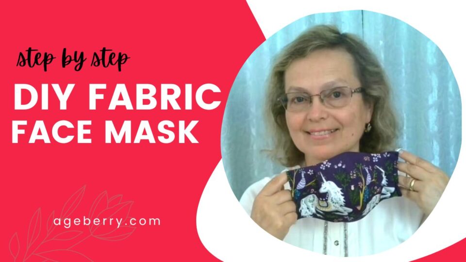 How to sew a fabric face mask plus a free face mask pattern