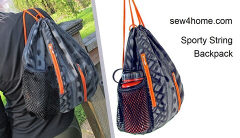 19 DIY Drawstring Backpack Patterns You Can Make
