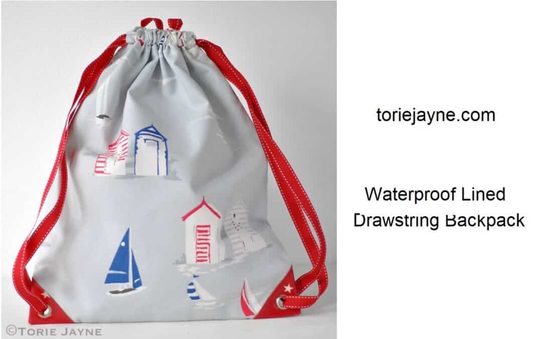 19 DIY Drawstring Backpack Patterns You Can Make