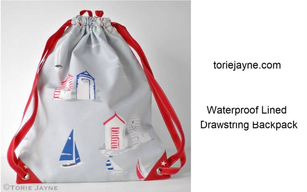 19 DIY Drawstring Backpack Patterns You Can Make