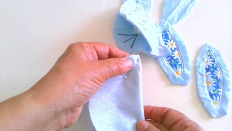 How to make a lovey blanket - DIY bunny lovey