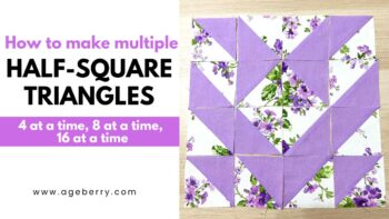 7 Easy Ways To Make Multiple Half Square Triangles
