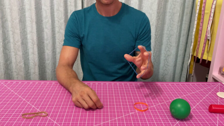 Hand strengthening exercises for artists and people who like to sew