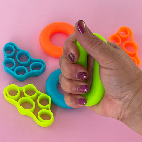 Hand strengthening exercises for artists and people who like to sew