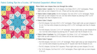 Accuquilt Block On Board: Carpenter’s Wheel Die