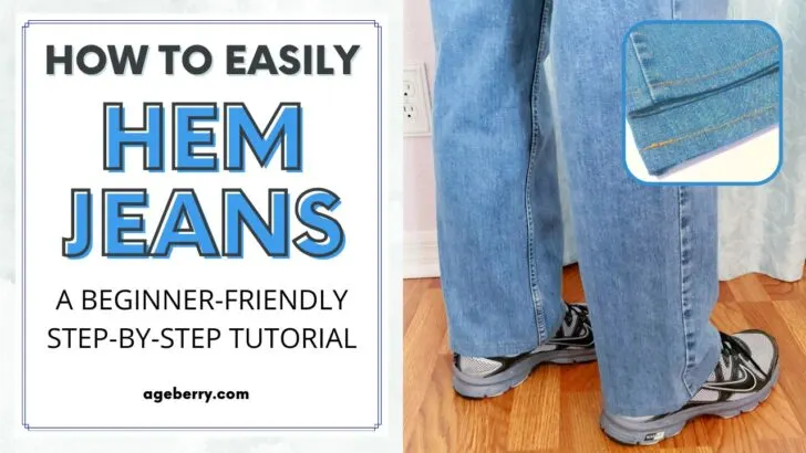How to Hem Jeans with The Original Hem