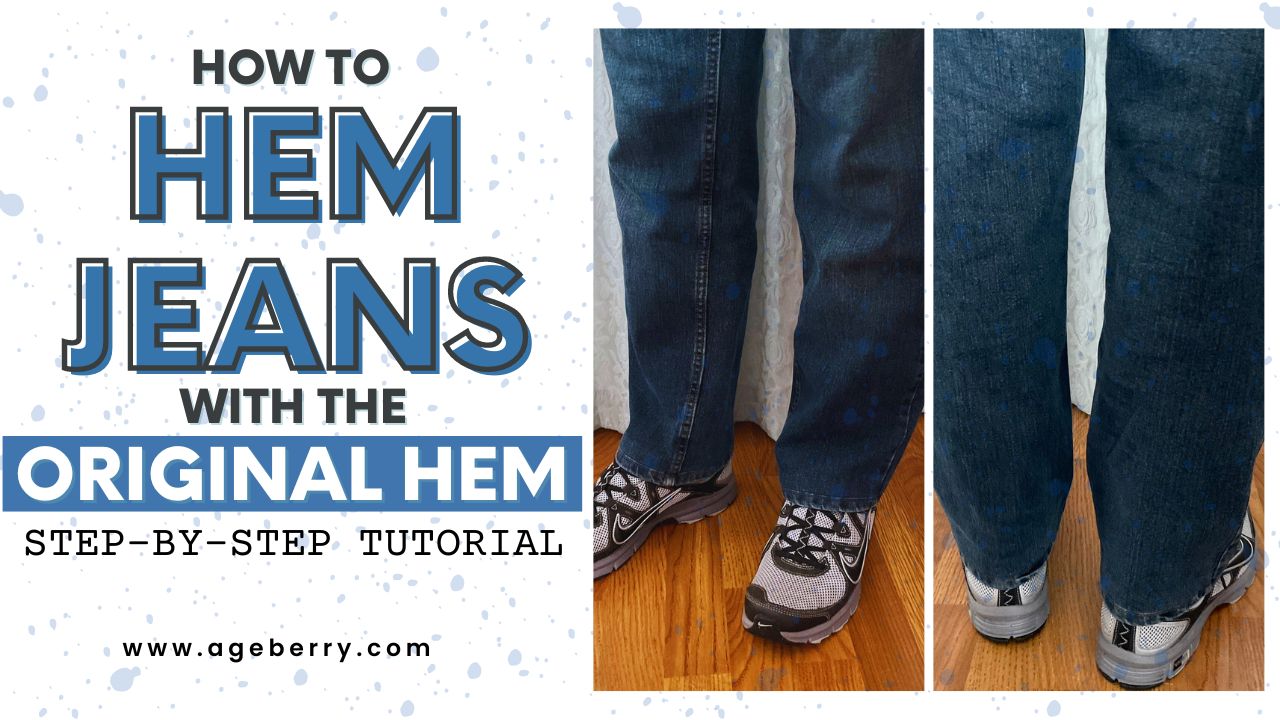 How to Hem Jeans with The Original Hem