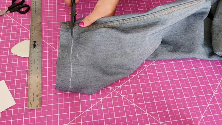 How to Hem Jeans with The Original Hem