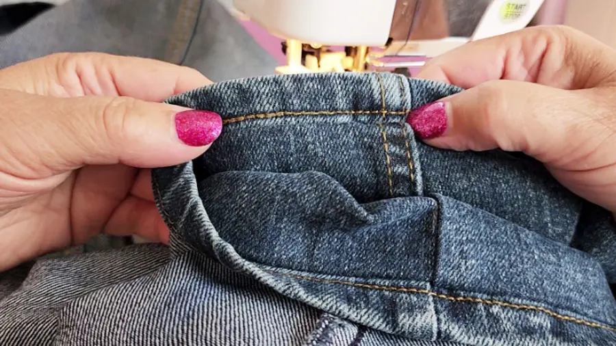 How to Hem Jeans with The Original Hem