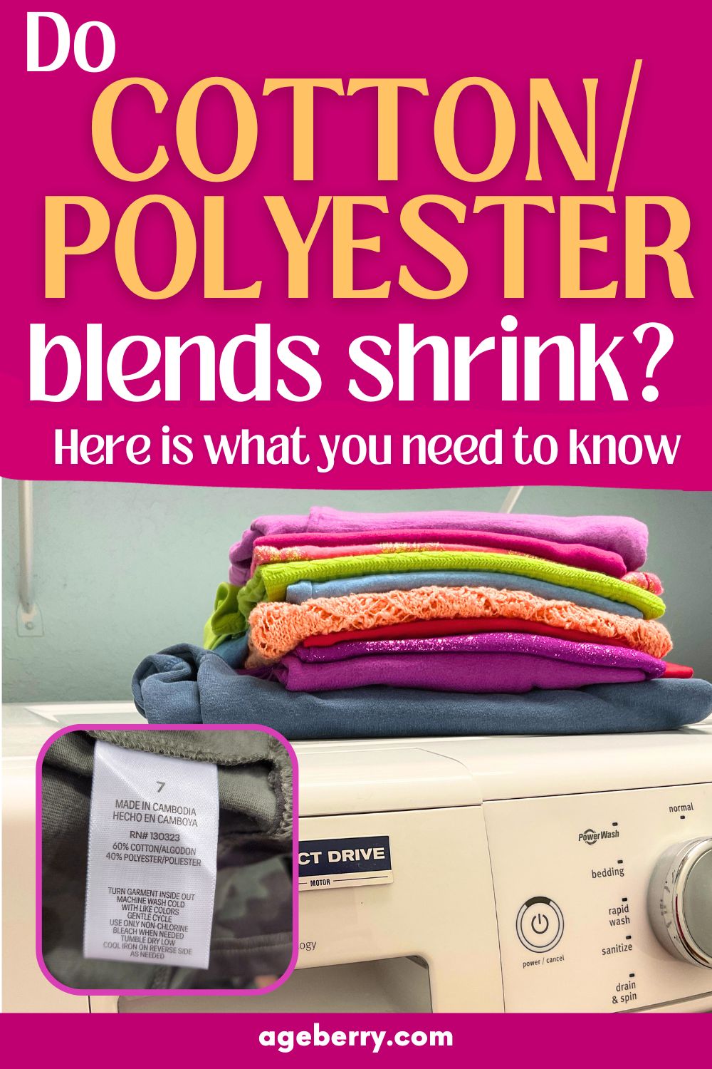 Do Cotton/Polyester Fabrics Shrink? Here's What You Need To Know