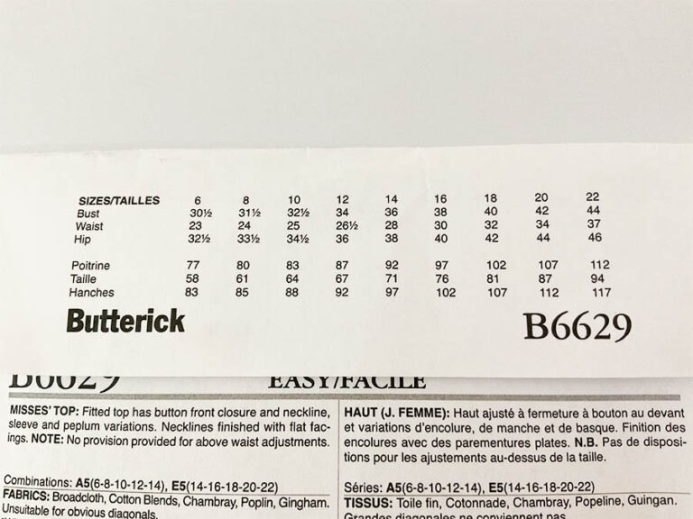 A Guide to Choosing the Right Sewing Pattern for Your Body