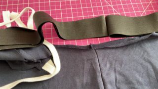 How to Sew Elastic into Waistbands: A Casing Method by Serger