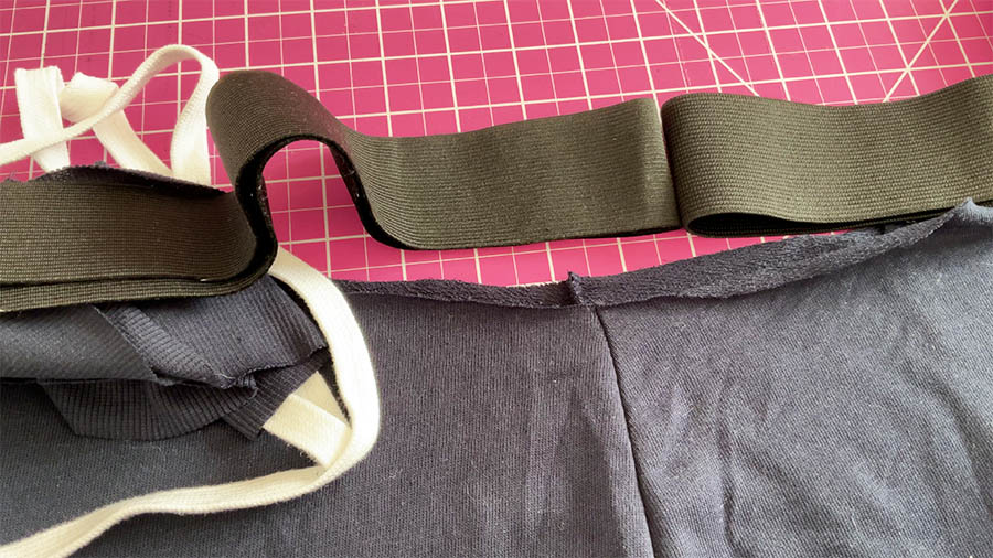 How to Sew Elastic into Waistbands: A Casing Method by Serger