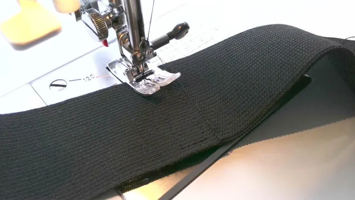 How to Sew Elastic into Waistbands: A Casing Method by Serger