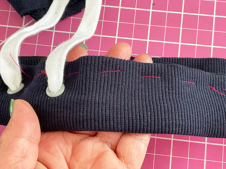 How to Sew Elastic into Waistbands: A Casing Method by Serger