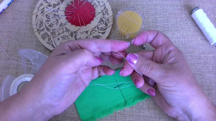 A Gem of a Closure: How to Sew a Rhinestone Hook and Eye