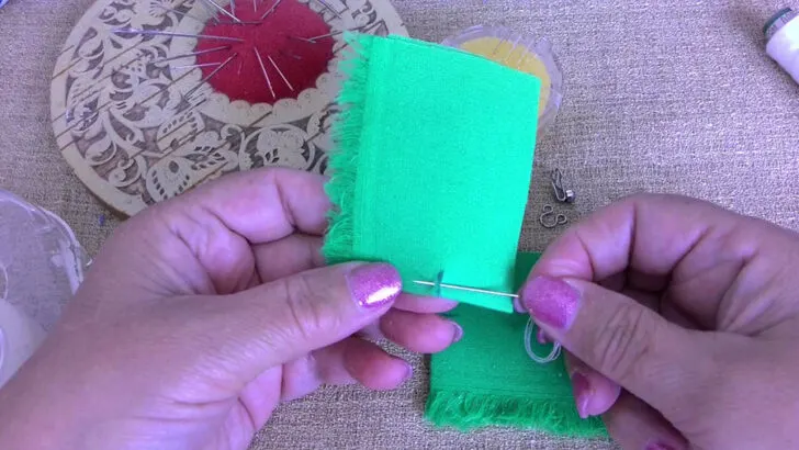 A Gem of a Closure: How to Sew a Rhinestone Hook and Eye